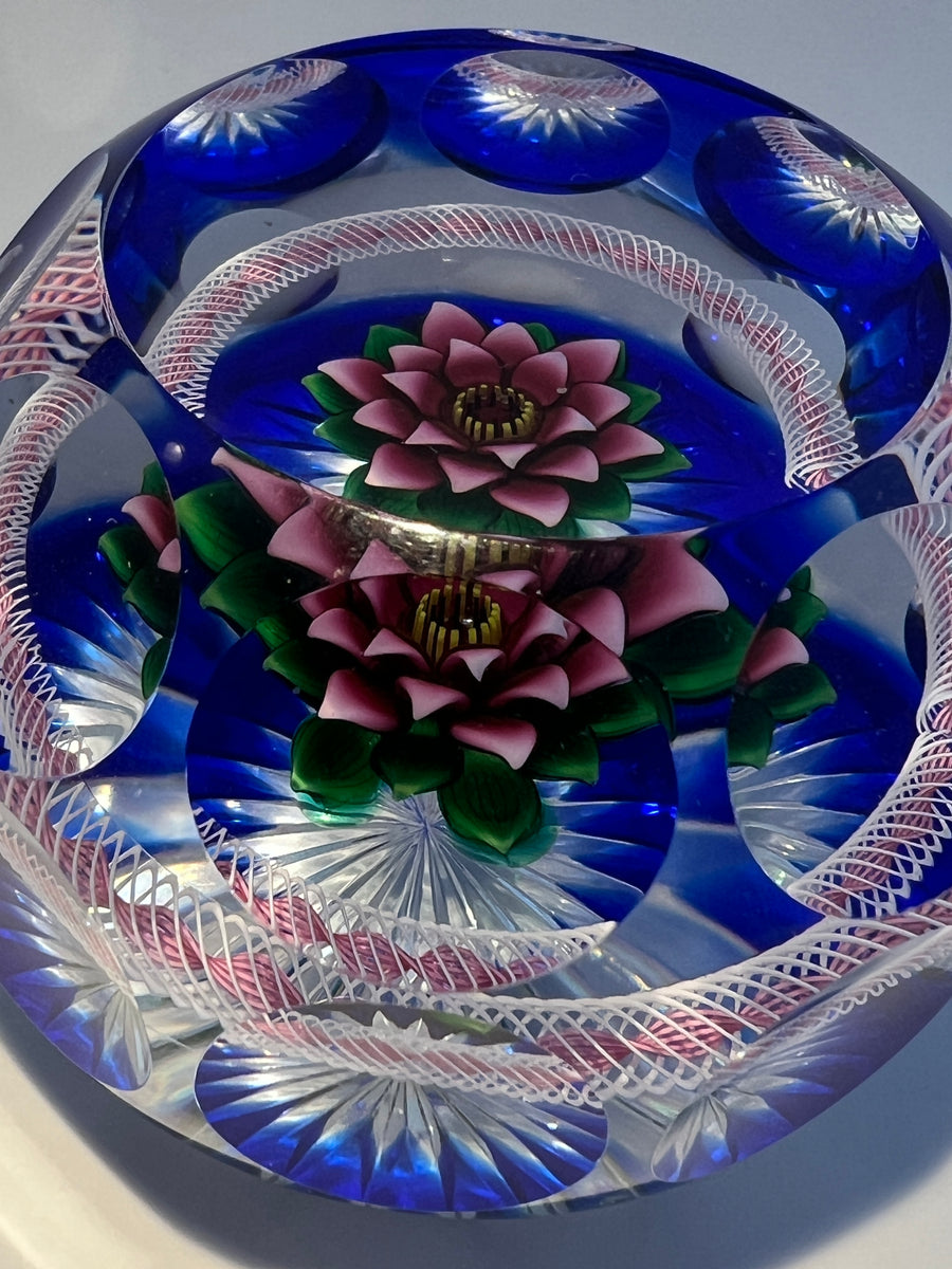 Bob Banford faceted torsade paperweight – Paperweightsales