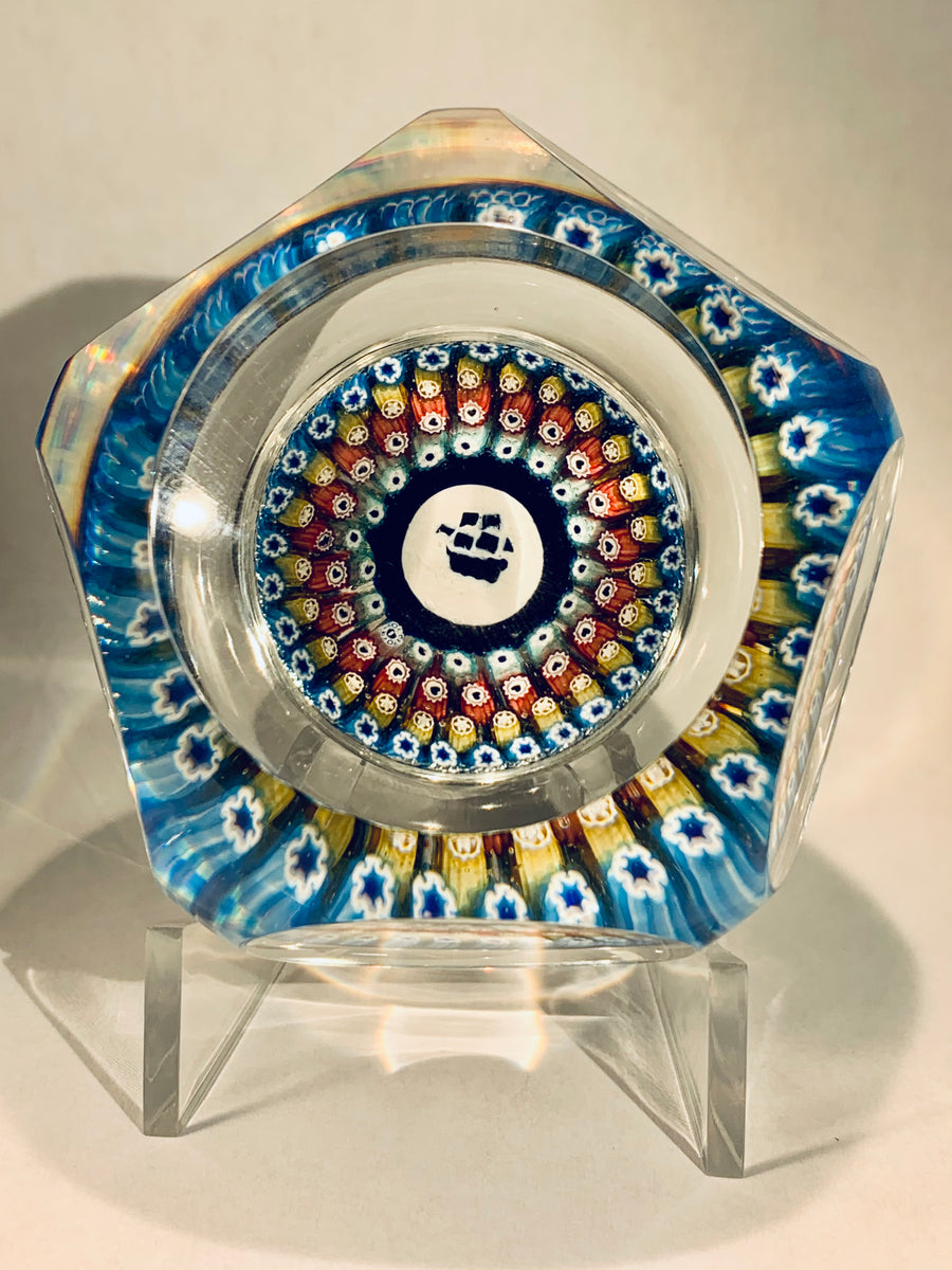 Whitefriars 1970 Mayflower Millefiori Paperweight – Paperweightsales